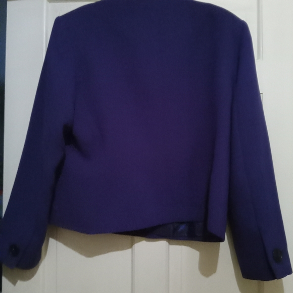 Kasper | Jackets & Coats | Kasper Royal Blue Womens Suit Jacket Lined ...